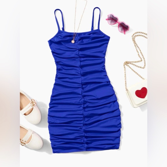 SHEIN | Dresses | Very Pretty Blue Mini Dress From Shein Size 11y | Poshmark